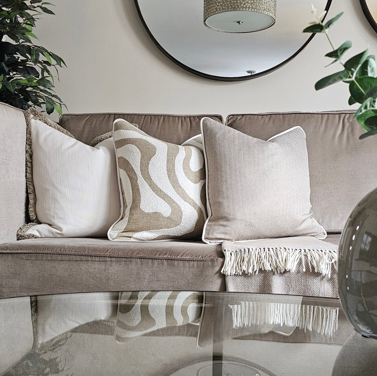 Piped / fringed cushions fringe / piping – Page 2 – Pink Orchid Interiors